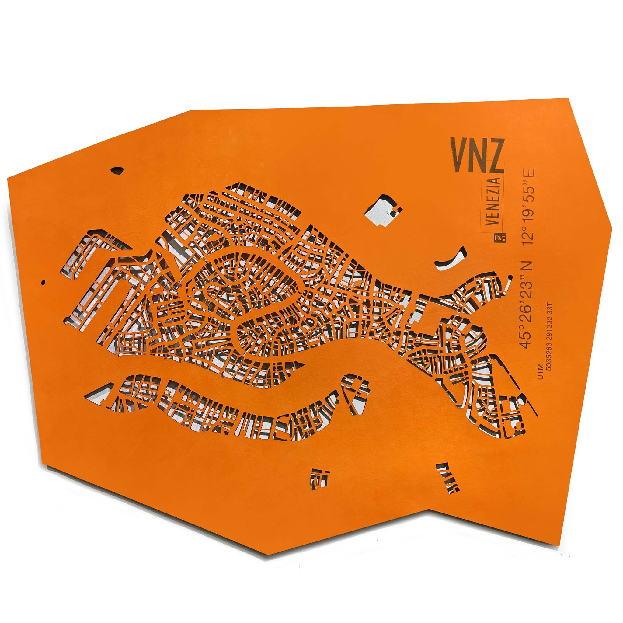 Venice Leather City Map | H 80 - W 107 | Limited Edition – Frank&Frank